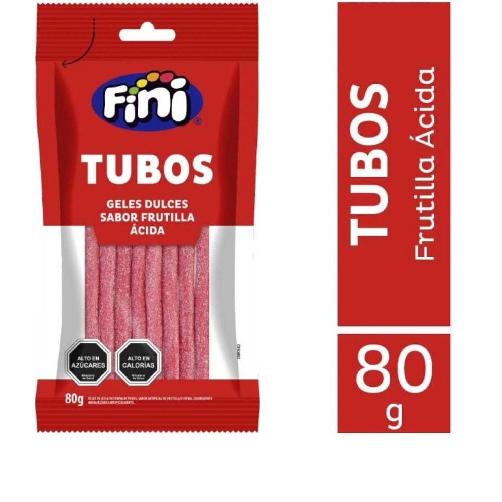Gomitas fini regaliz frutilla ácida 80g | Unimarc Gomitas fini regaliz frutilla ácida 80g | Unimarc